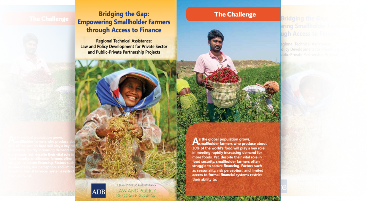 Bridging the Gap: Empowering Smallholder Farmers through Access to Finance | ADB’s Law and ...